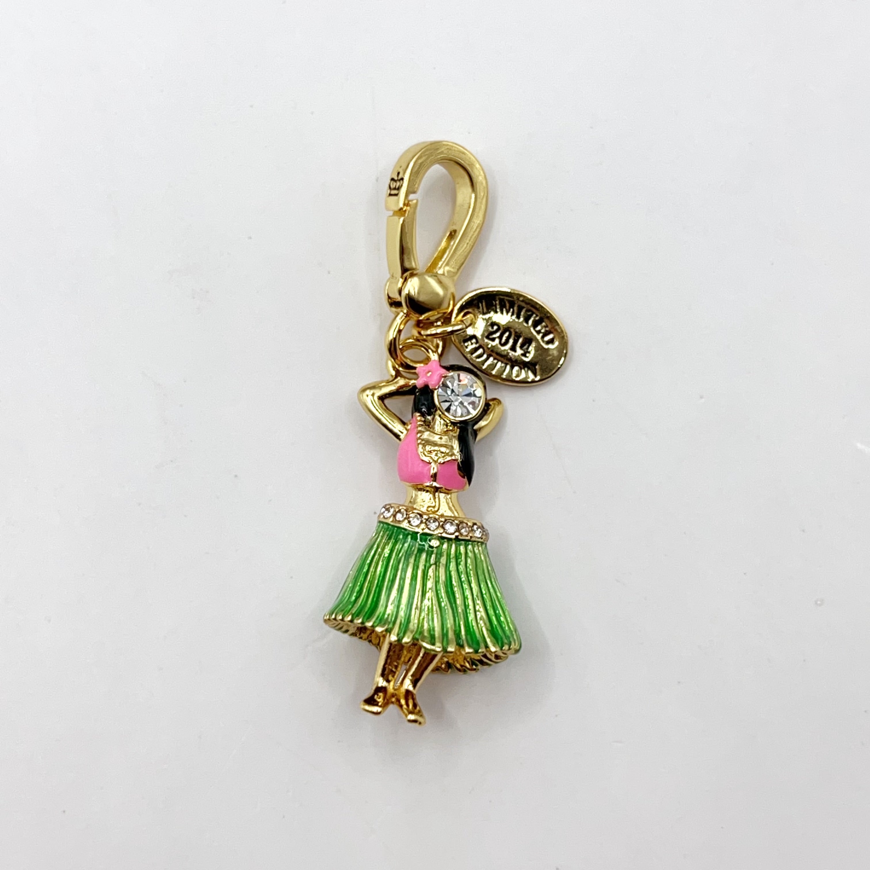 JC013-Juicy Couture hula girl charm (defect) – A.R.I. DREAMS